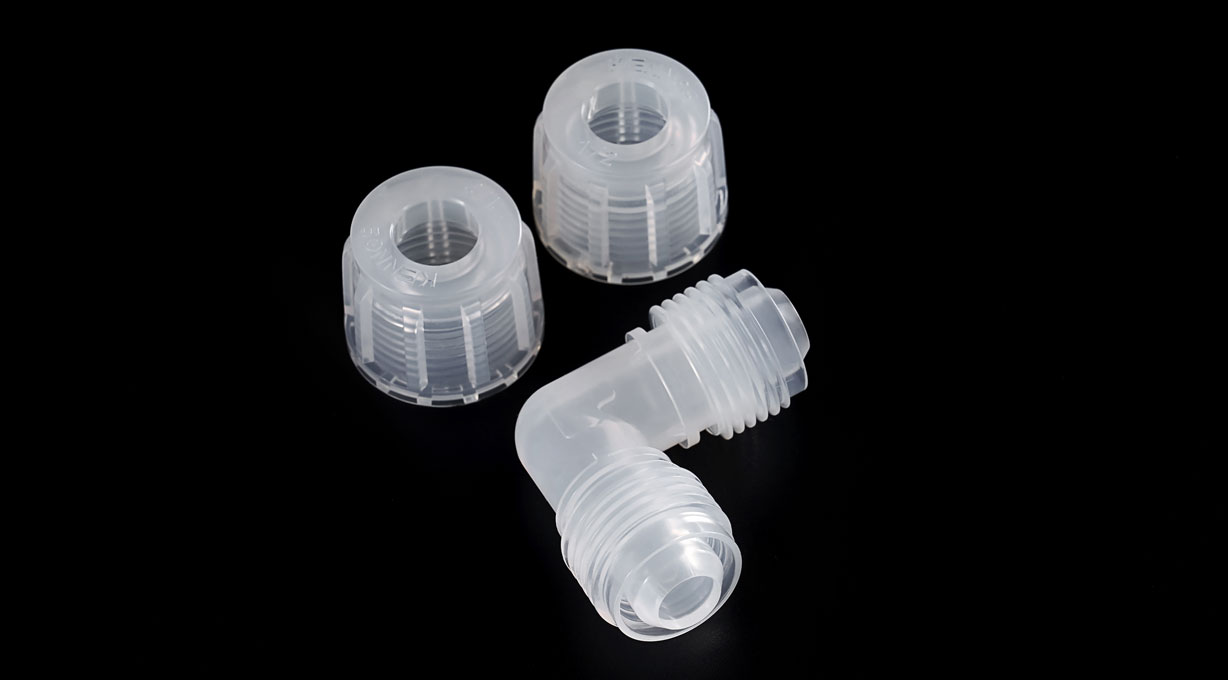 Teflon tube fittings - Customized Medical Precision Special Plastic ...